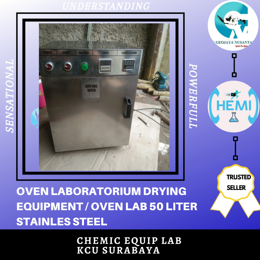 OVEN LABORATORIUM DRYING EQUIPMENT / OVEN LAB 50 LITER STAINLES STEEL ...