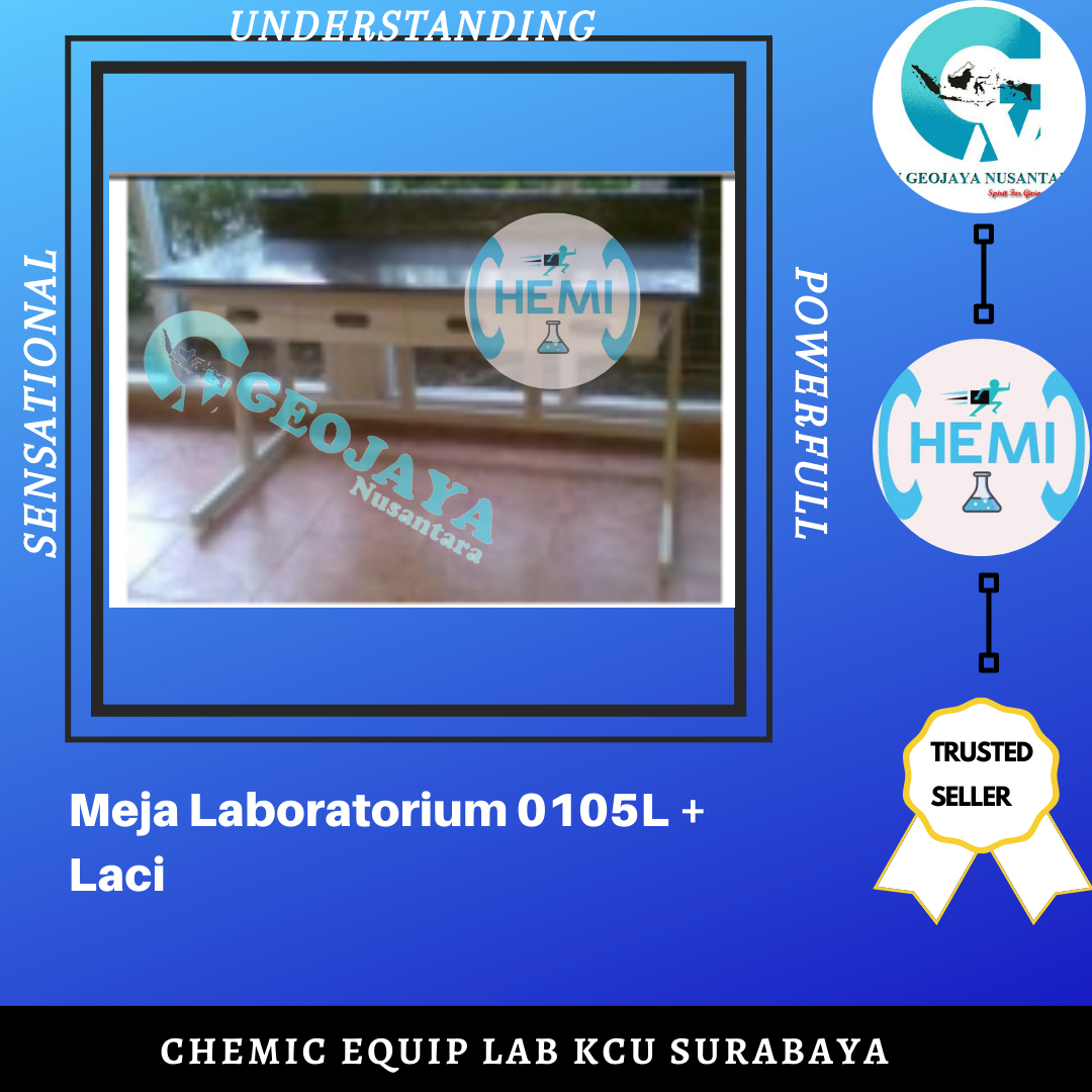 Meja Laboratorium 0105L + Laci | chemicequiplab